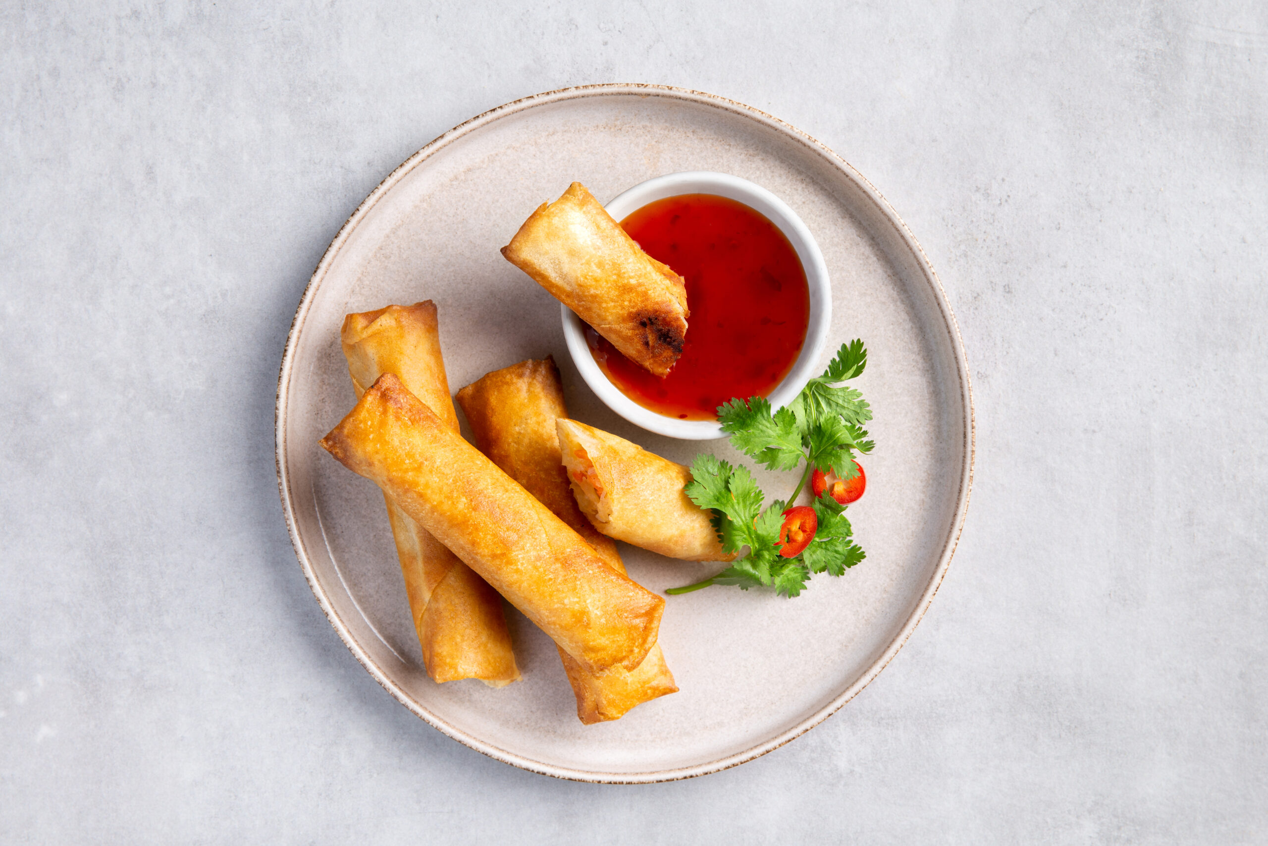 Vietnamese loempia's - Hela Sweet Chilisaus
